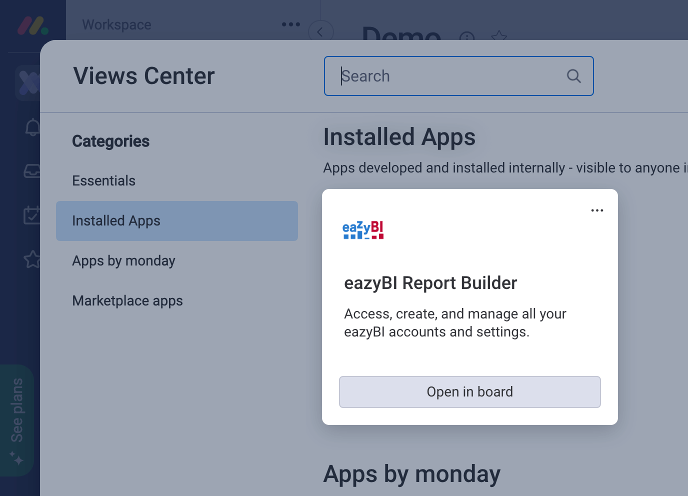 Installation on monday.com