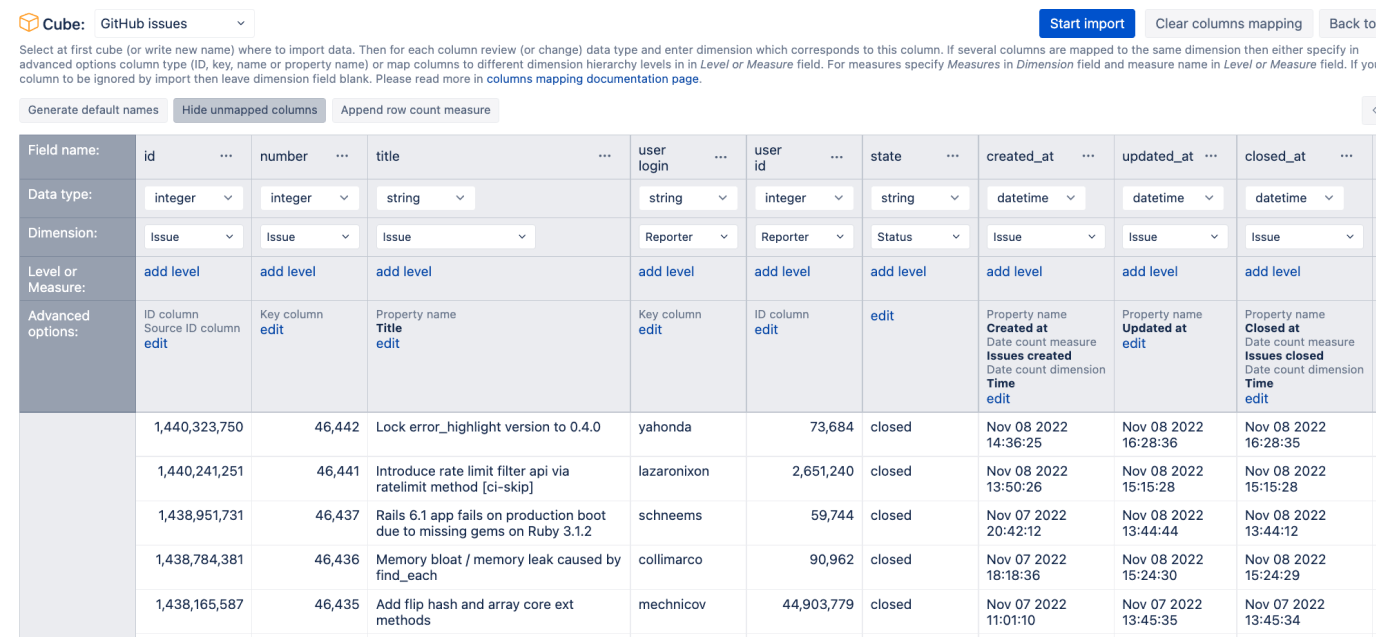 Import from REST API