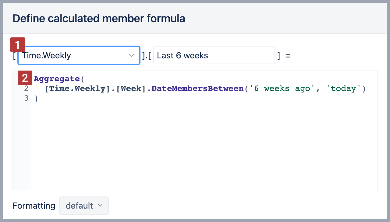 Calculated members in Time dimension