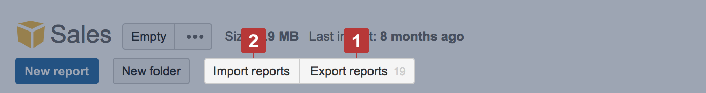 Export And Import Report Definitions
