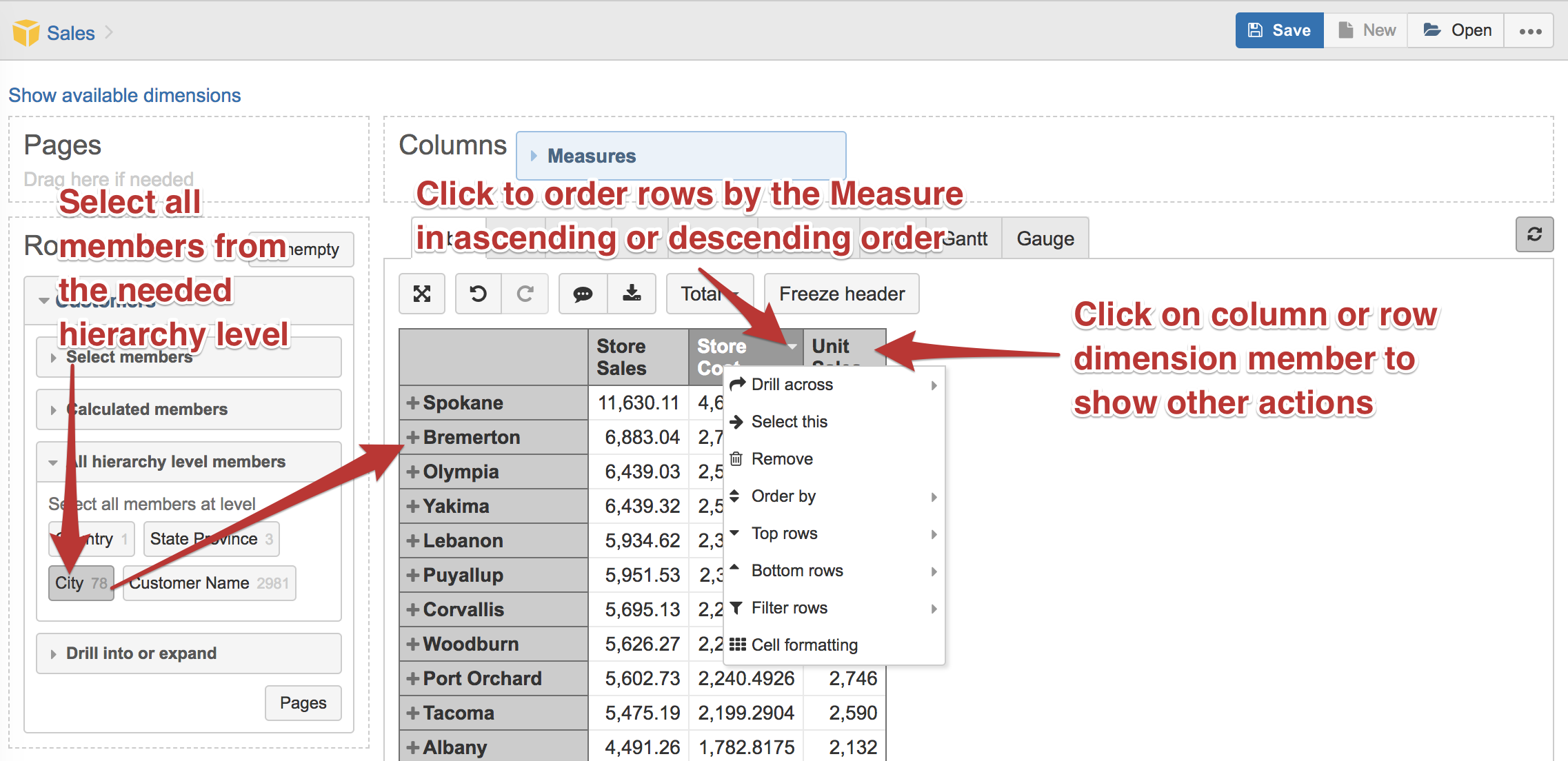 Create reports - eazyBI